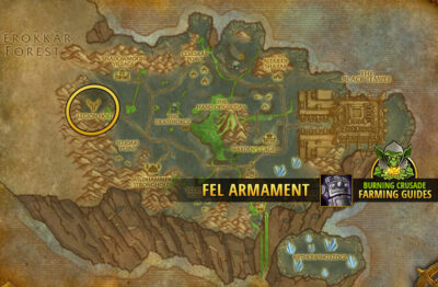 Farming Fel Armament - World of Warcraft Burning Crusade Classic Farm ...