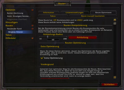 Tutorial zu den Farm Addons Gathermate & Routes » classic.goldgoblin.net