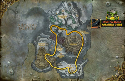 Farming Obsidium Ore - Cataclysm Classic Farming Guide